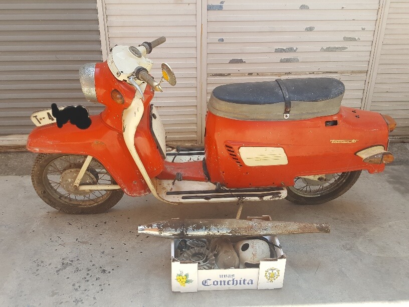 Scooter Clásico 125 Manet Tatran 1967 - mbcmotor.com